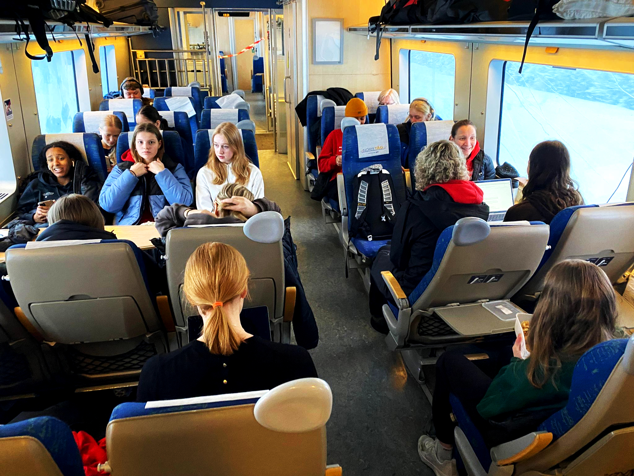 KFUM Umeå väljer Norrtåg för lagresor – Norrtåg AB